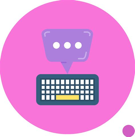 Keyboard Long Circle Icon 37478045 Vector Art At Vecteezy
