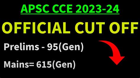 Apsc Cce Official Cut Off Released Cut Off Analysis Acs Apsc