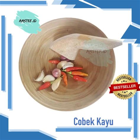 Jual Cobek Kayu Cobek Bumbu Kayu Halus 20 Cm Dan 18 Cm Dan 16 Cm Cobek Kayu Ulekan Ukuran 18cm