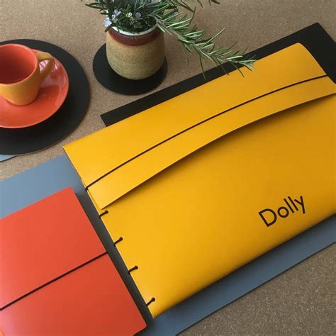 Personalised A4 Leather Document Folder By Artbox