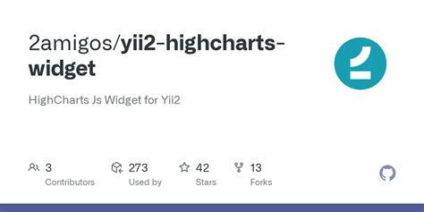 GitHub 2amigos Yii2 Highcharts Widget HighCharts Js Widget For Yii2