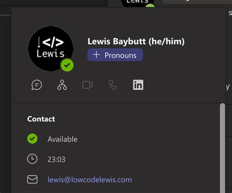 Allow Users To Share Pronouns Across Microsoft 365 And Teams Low Code Lewis