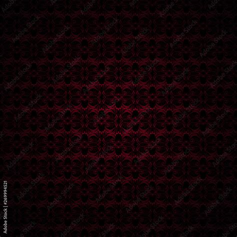 Royal Vintage Gothic Background In Dark Red And Black With A Classic