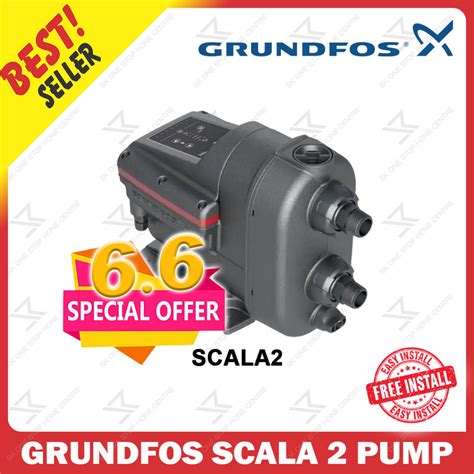 Grundfos Scala Water Booster Rainwater Pump Shopee Malaysia