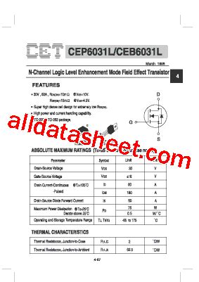 CEP6031L Datasheet(PDF) - Chino-Excel Technology