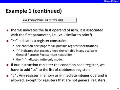 Machine Level Programming Xi Inline Assembly Comp 21000 Introduction