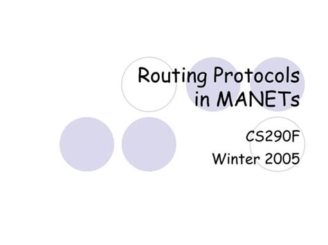 Classification Of Routing Protocols Pptx