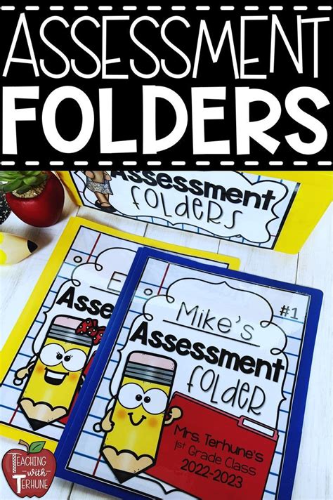 Assessment Folder And Assessment Binder Covers Only Assessment Binder