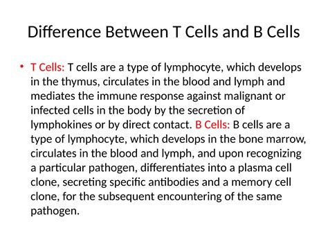 T Cells And B Cells And Igpptxiiiiiiiiiiiiiii Pptx