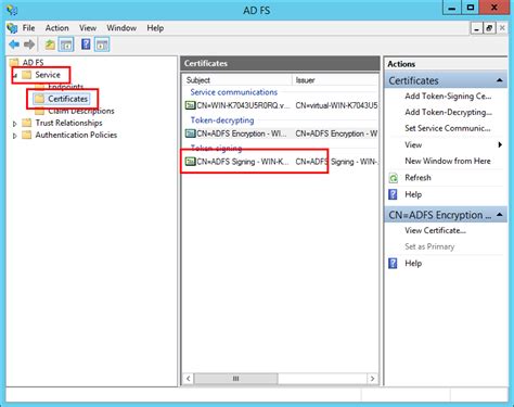 claims based authentication finishing configuration of virtual machine