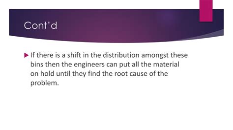 Ppt Overview Of Statistical Bin Analysis And Its Uses In