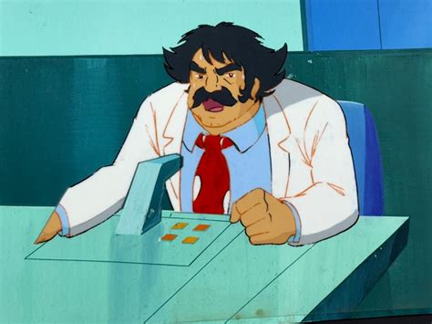 Gō Nagai And Toei Animation Original Animationszene Von Dr Saotome Mit Gemaltem Hintergrund