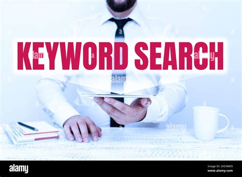 Conceptual Display Keyword Search Business Overview Using Word Or Term To Look Correct Subject