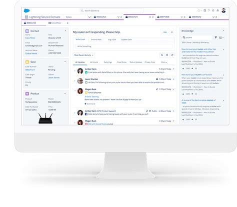 Customer Support Call Centre Software Service Cloud Salesforce