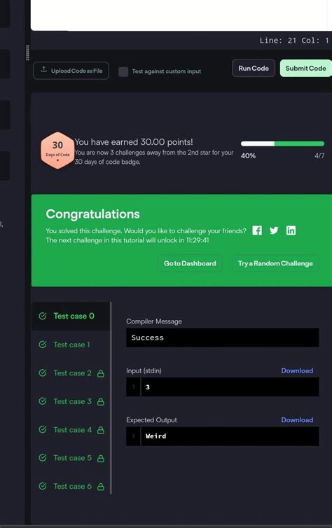 Nithyakalyani Ct On Linkedin 30dayscodechallenge Codingjourney Codechallenge Learningeveryday
