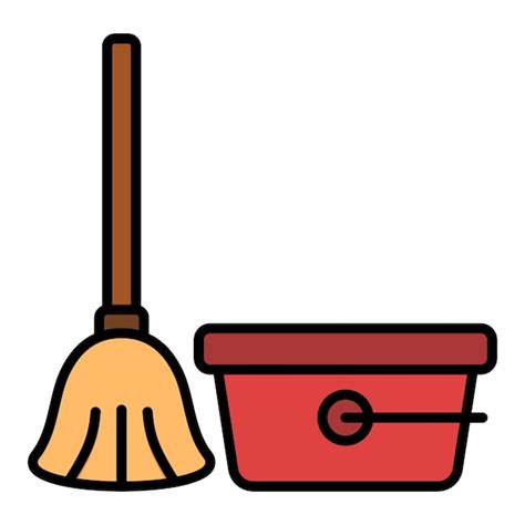 Premium Vector Floor Mop Icon