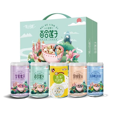 谷状元速食粥五谷杂粮八宝粥早餐即食粥学生营养代餐粥春节礼盒 淘宝网 花瓣网