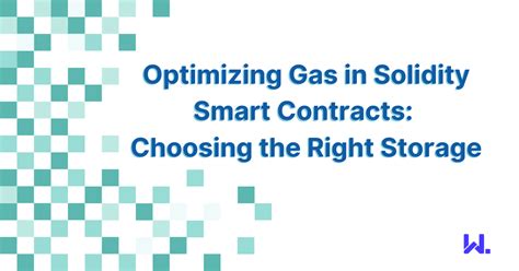gas optimization techniques for solidity smart contracts