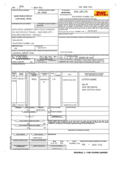 Air Waybill Supply Chain Definition At Abel Roque Blog