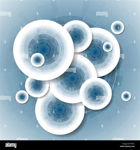 Abstract Blue Tech Background Stock Photo Alamy
