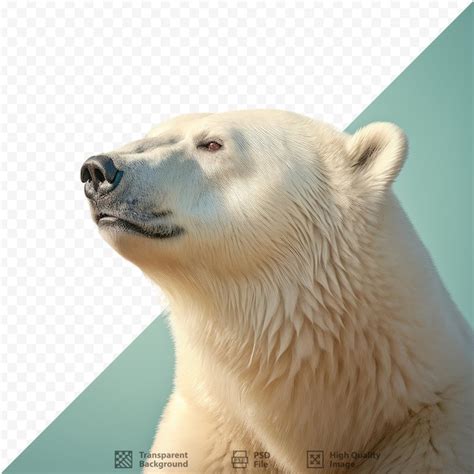 Polar Bear Head Profile