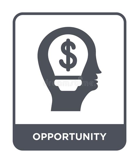 Opportunity Icon In Trendy Design Style Opportunity Icon Isolated On