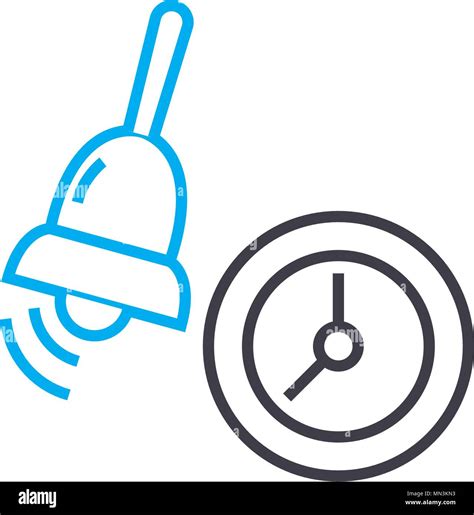 Start Of Classes Vector Thin Line Stroke Icon Start Of Classes Outline