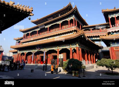 Wan Fu Ge Hall Tibetan Buddhist Temple Yong He Gong Beijing China
