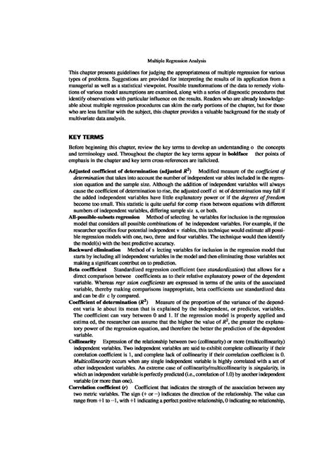 Multivariate Data Analysis 39 International Business Studocu