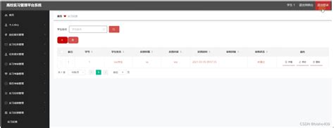 附源码计算机毕业设计ssm高校实习管理平台系统高校实习管理页面全局er图 Csdn博客