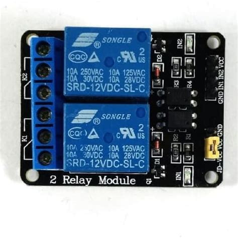 Jual 2 Channel Relay Module 5v With Optocoupler Shopee Indonesia
