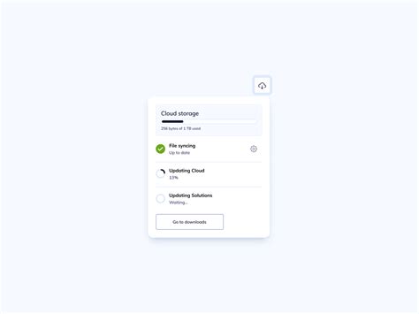 Download Status UI Design By Ildiko Gaspar On Dribbble