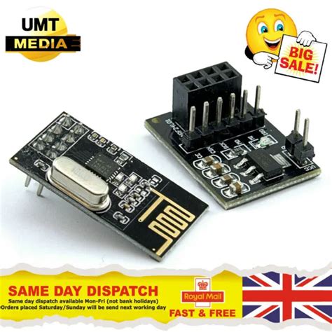 1 23510 Arduino Nrf24l0124ghz Sans Fil Rf Transceiver Module Blason Gb Eur 1203 Picclick Fr