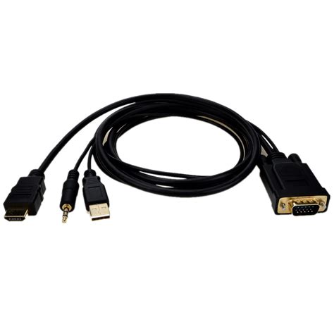 Hdmii To VGA Cable For Chromebook Raspberry Pi Roku XBox HDMI Cable