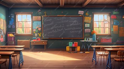 Premium Photo Back To School Background Class Room