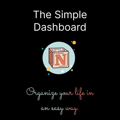 Free Notion Dashboard Introducing The Simple Notion Dashboard Rnotiontemplates