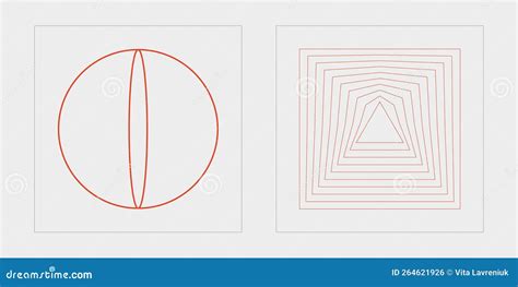 Retro Futuristic Elements For Design Big Collection Of Abstract Graphic Geometric Symbols