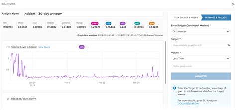 Sli Analyzer Use Cases Nobl9 Documentation