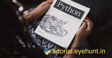 Python Tutorial Best Learn Python 37 Beginners Eyehunts