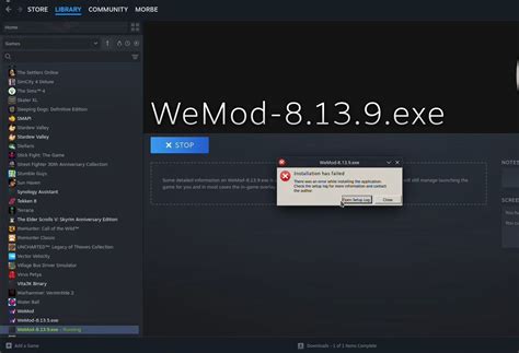 Wemod Steam Deck Steamos Install Guide