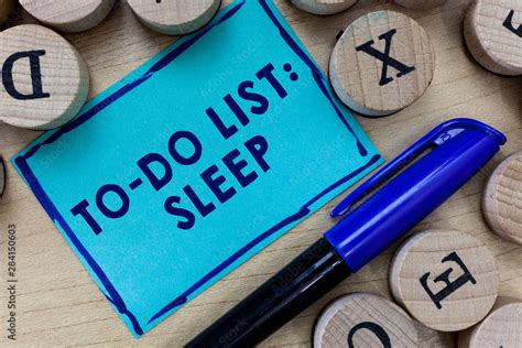 Conceptual Hand Writing Showing To Do List Sleep Business Photo Text Things To Be Done Priority