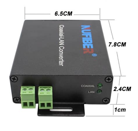 Ip 2 Wires Ethernet Extender Over Twisted Pair 1 5km With Dc12v Power Supply