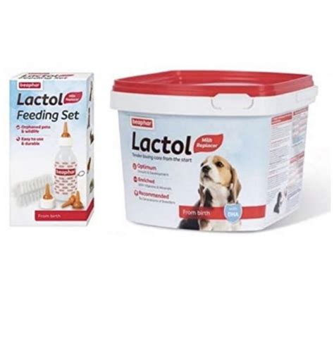 Lactol 250g Puppy Milk & Feeding Bottle Set - Warwick Whelping Boxes