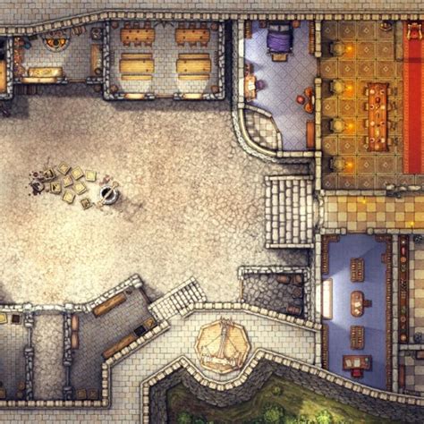 3d Printable Medium Keep Map By Rhasmus Battlemaps