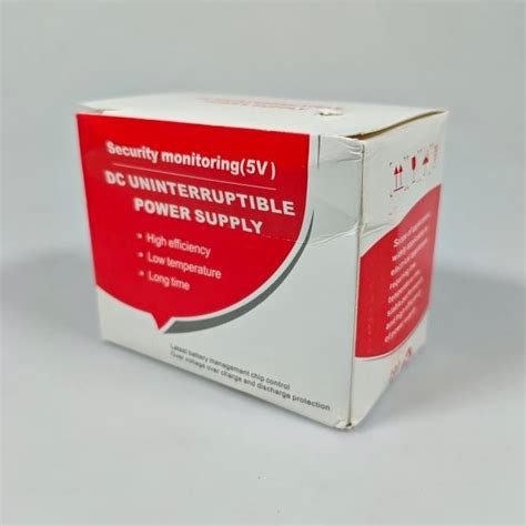 Jual Portable Mini Ups 5v 2a Adaptor Ups Backup Cctv Eu Plug 1200mah Original Shopee Indonesia