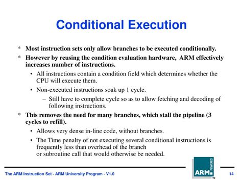 Ppt The Arm Instruction Set Powerpoint Presentation Free Download Id953674