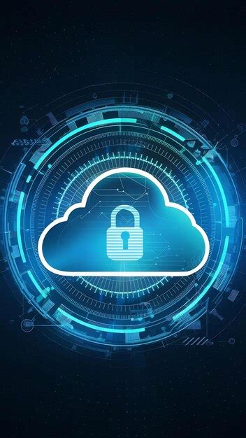 Cloud And Edge Computing Technology Concepts With Cybersecurity Data Protection Premium Ai