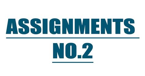 Assignment No2