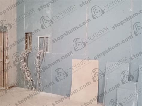 Звукоизоляция деревянных стен Москва портфолио Стопшум