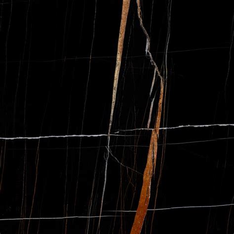 پس زمینه بافت سنگ مرمر سیاه طبیعی با وضوح بالا سنگ مرمر سیاه با رگه های طلایی نرو سنت لورن کاشی